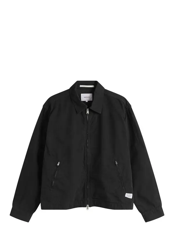 Norse Projects Raabjerg Canvas Jacket - Black