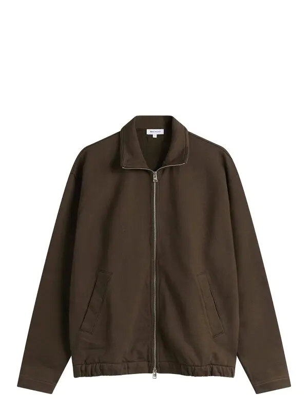 Norse Projects Hornidal Relaxed Track Jacket - Delicioso Brown