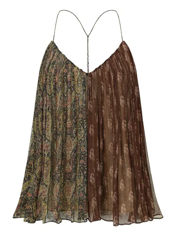 INTO THE EAST Paisley Silk-blend Camisole Top - Multi