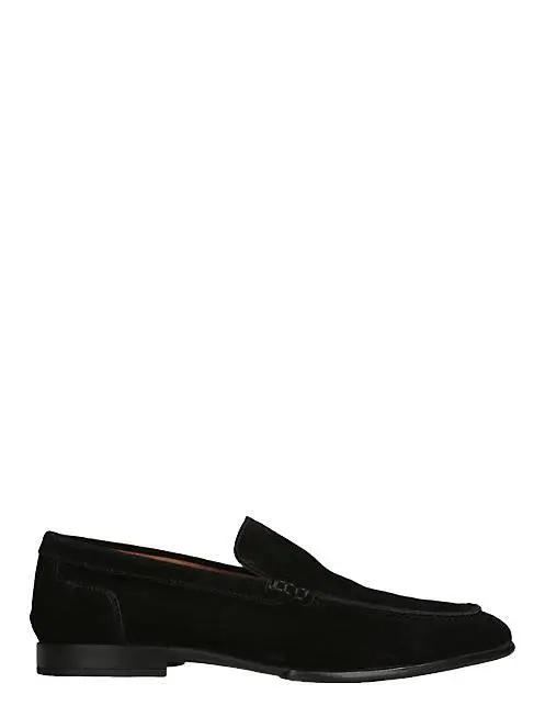 Steve Madden Eirik Suede Loafers - Black