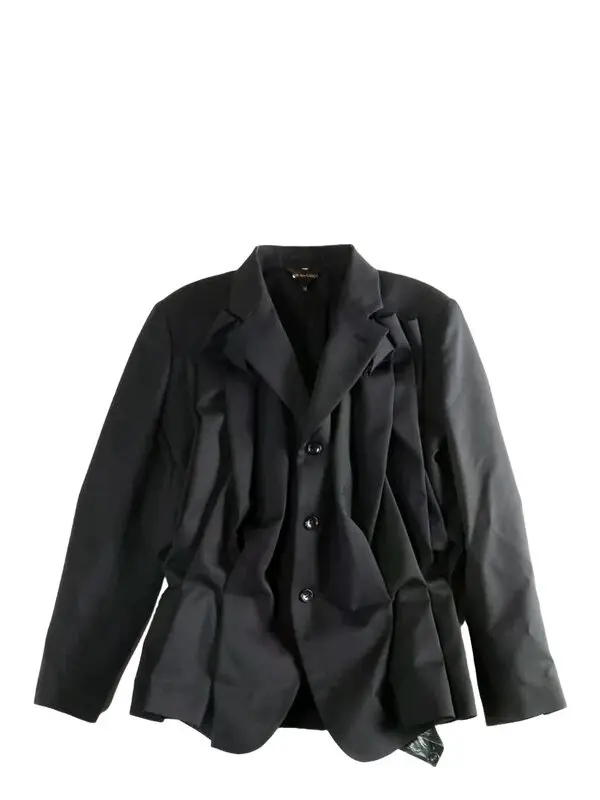 Comme Des Garçons Ruffled Jacket - Black