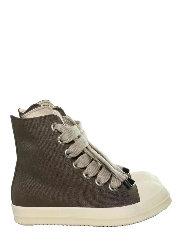 Rick Owens Jumbolace High-top Sneakers - Brown