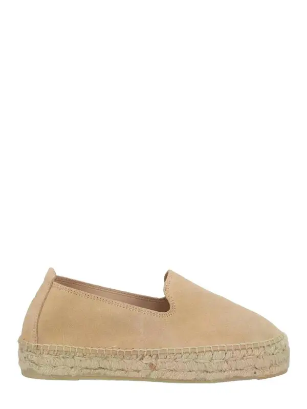 Manebí Hamptons Suede Flat Espadrilles - Neutrals