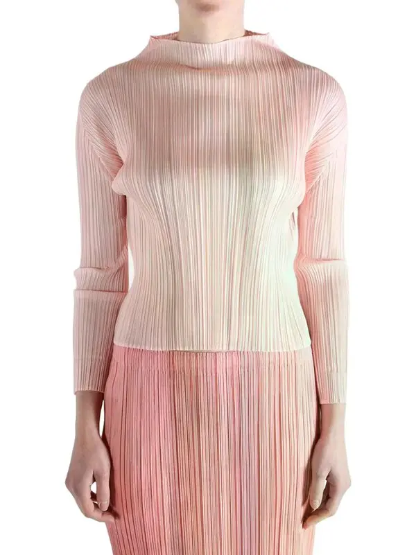 Issey Miyake Pleated Top - Pink