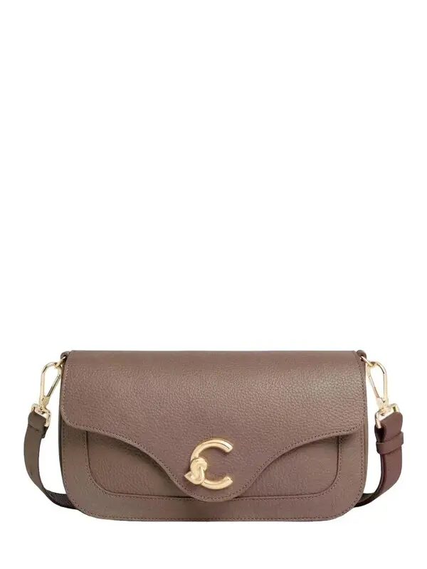 COCCINELLE Logo Hardware Shoulder Bag - Neutrals