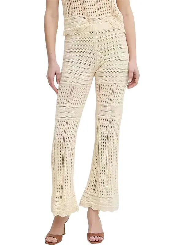 TWINSET Crochet Trousers - Neutrals