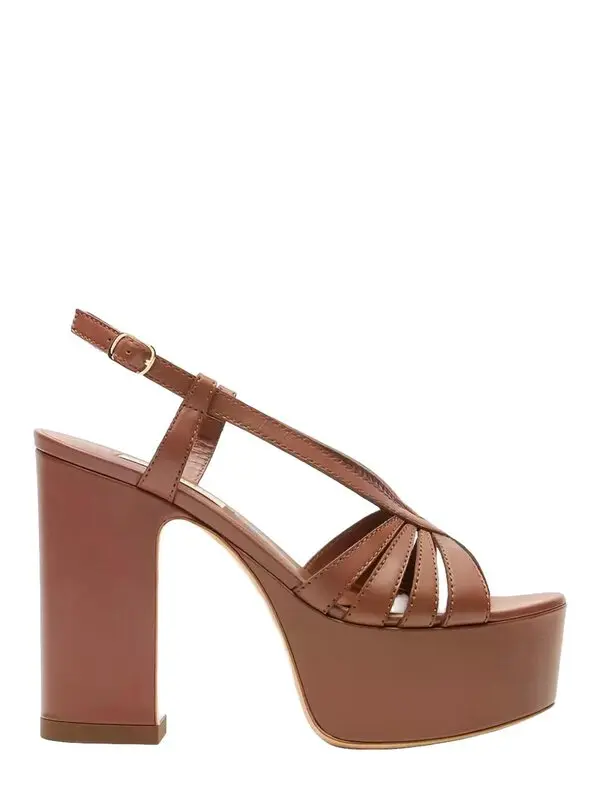 Casadei Elsa Platform Sandals - Brown