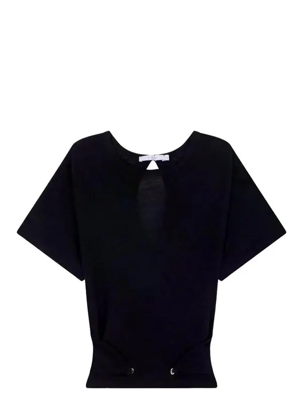 IRO PARIS Sorenza Open-back T-shirt - Black