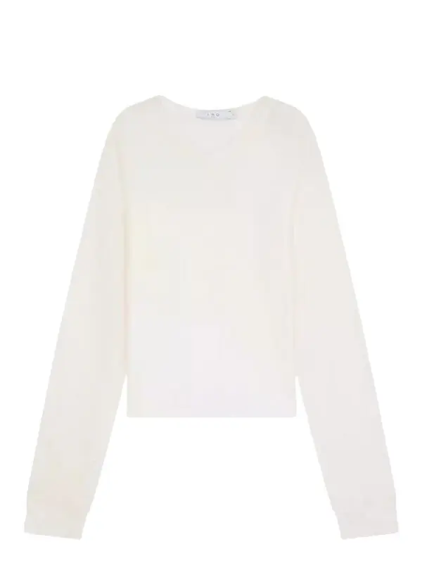 IRO PARIS Selhy V-neck Top - White
