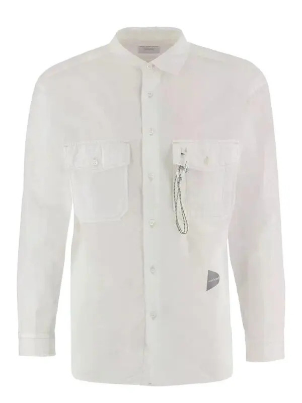 AND WANDER Pockets Shirt - White