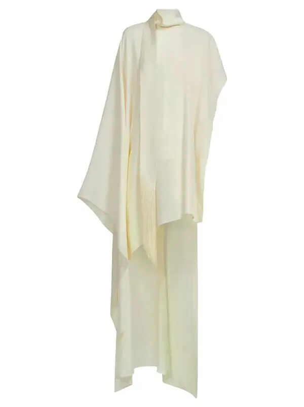 TALLER MARMO California Fringe-scarf Mini Dress - Neutrals