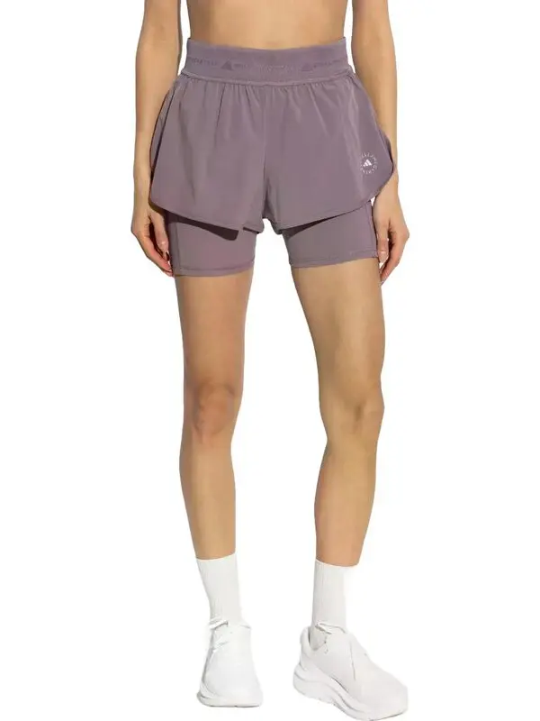 Adidas By Stella McCartney Layered Shorts - Purple