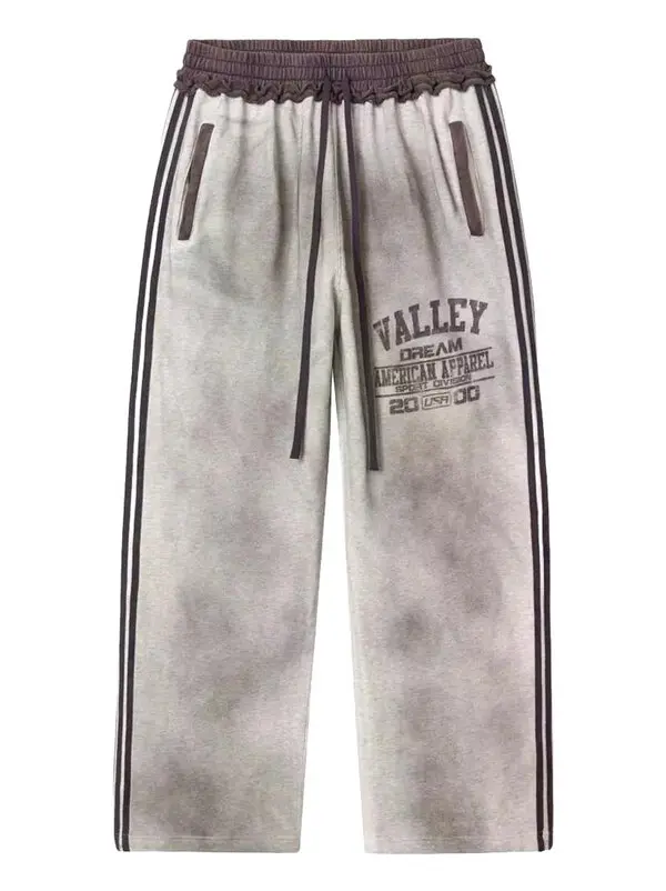 VALE FOREVER Graphic Track Pants - Grey