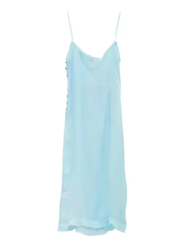 Paloma Wool Spaghetti Strap Mini Dress - Blue