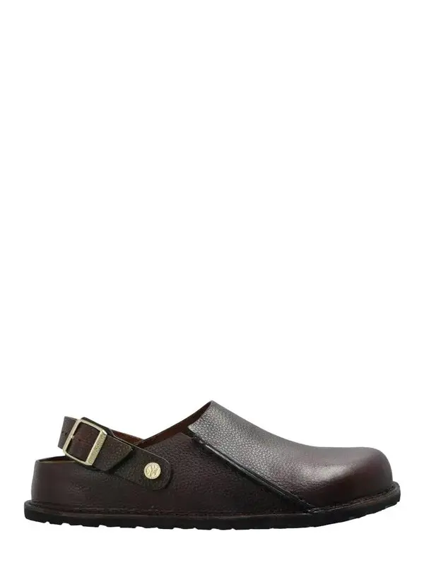 BIRKENSTOCK Buckle Strap Mules - Brown