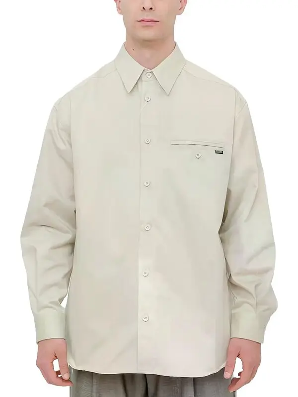 MAISON MARGIELA Pocket Long-sleeve Shirt - Neutrals
