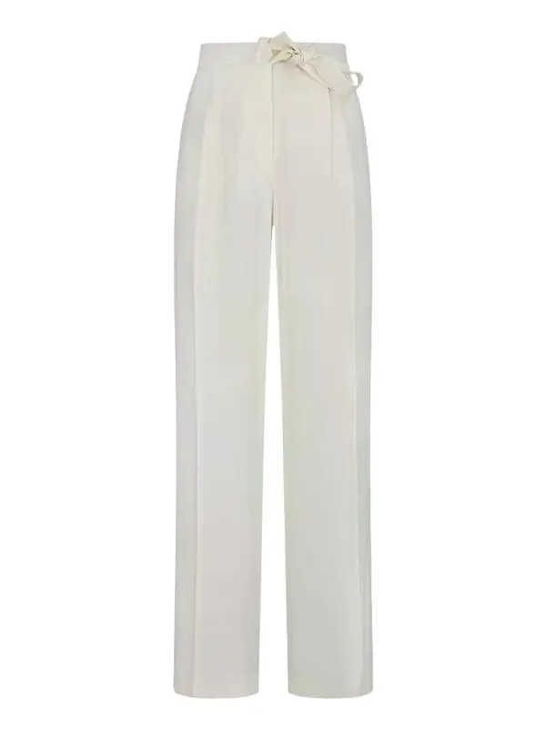 Herno Bow-detail Trousers - Neutrals