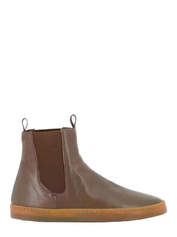 Officine Creative Pull-tab Leather Boots - Brown