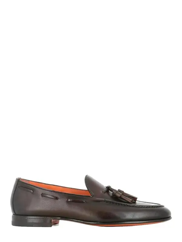Santoni Tassel-detail Loafers - Brown