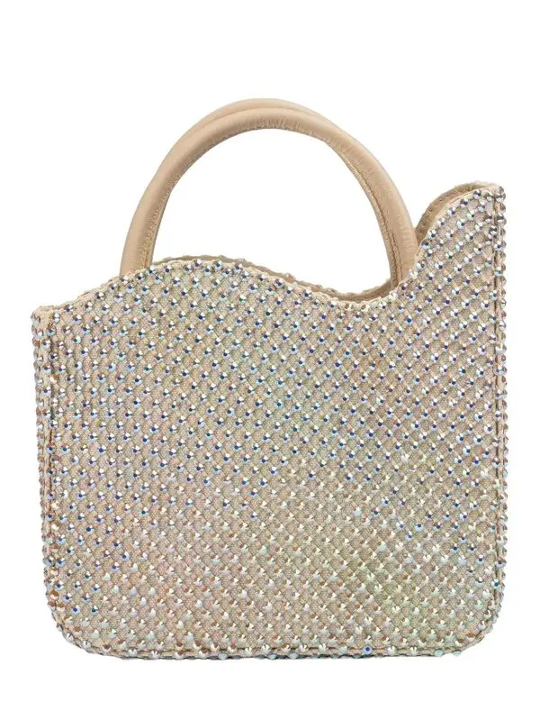 LE SILLA Embellished Tote Bag - Neutrals
