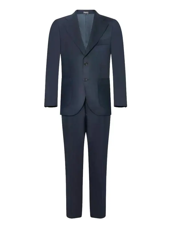 FRANZESE COLLECTION Rolls-royce Single-breasted Buttoned Suit - Blue