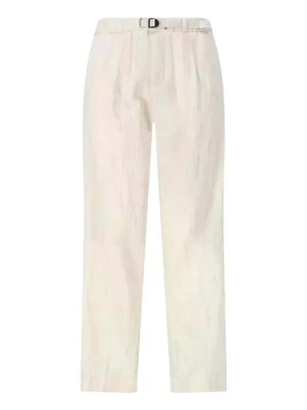 WHITE SAND Belted Trousers - Neutrals