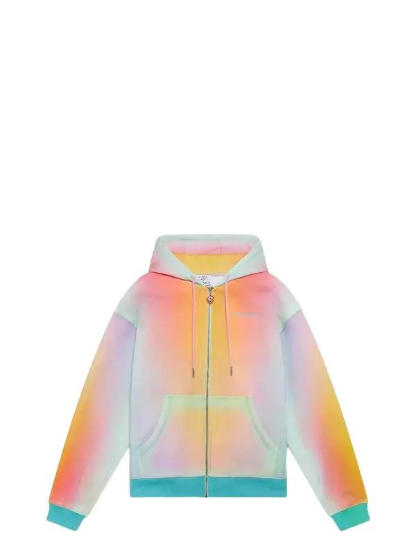 Casablanca Gradient Zip-up Hoodie - Orange