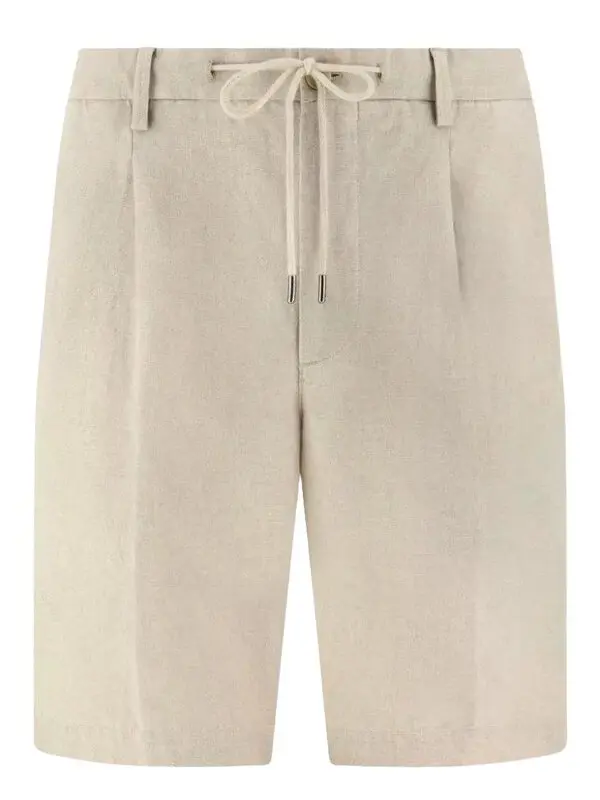Boggi Milano Drawcord Detail Shorts - Neutrals