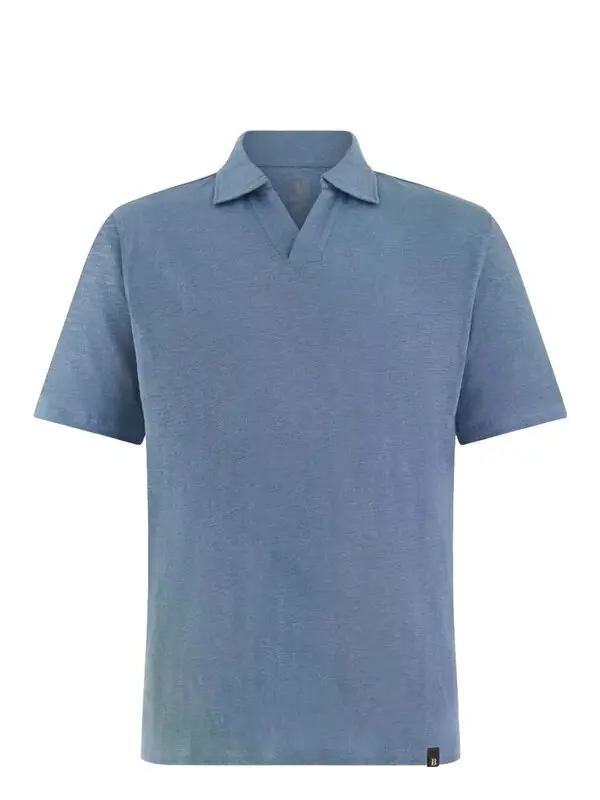 Boggi Milano Polo-collar T-shirt - Blue