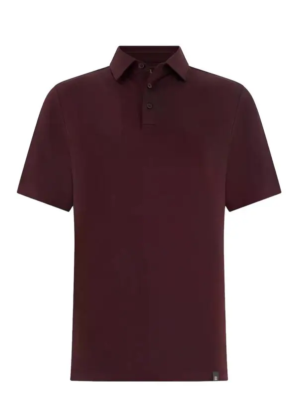 Boggi Milano Half-button Polo Shirt - Red