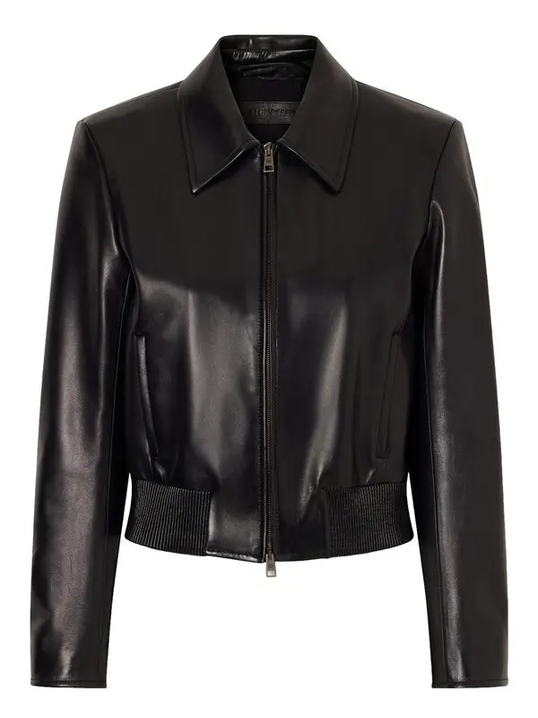Balenciaga Leather Jacket - Black