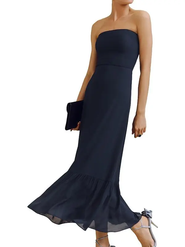 REFORMATION Arta Dress - Navy