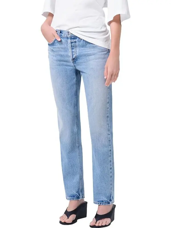 AGOLDE Romney Straight Leg Jeans - Stream