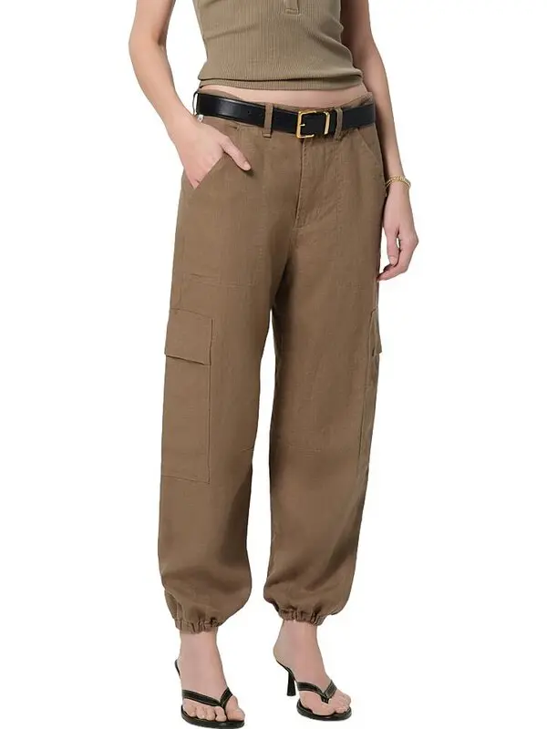 Citizens Of Humanity Ciela Balloon Utility Pants - Dark Khaki