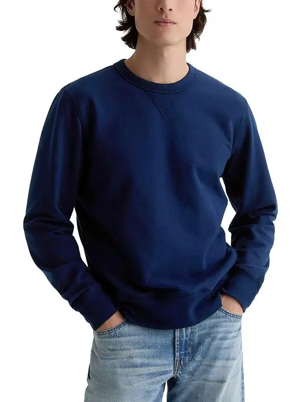 Ag Classic Fit Luxe Terry Sweatshirt - Deep Navy