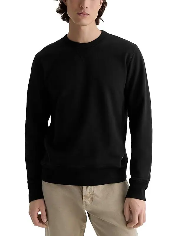 Ag Classic Fit Luxe Terry Sweatshirt - True Black