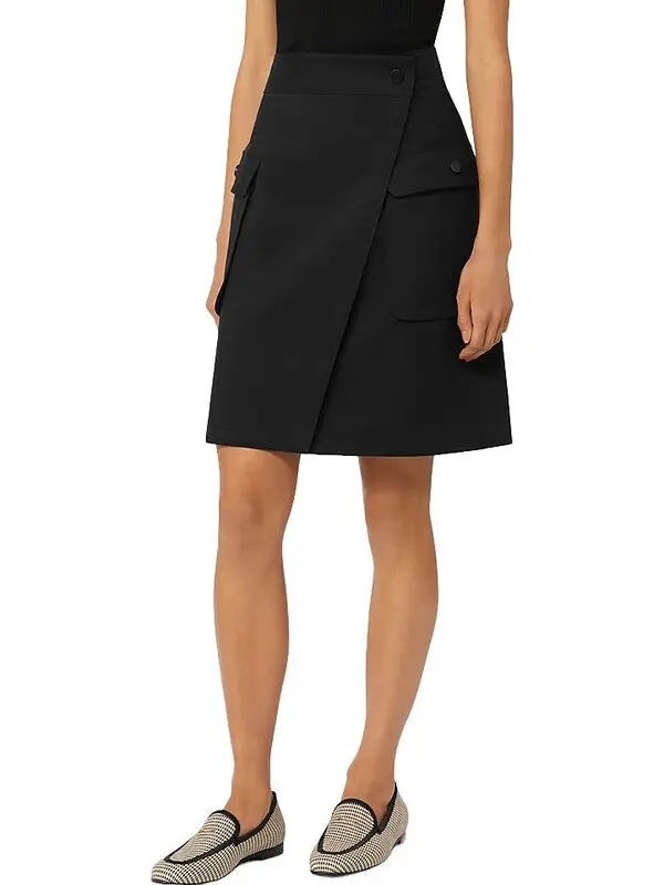 Max Mara Mxmautore Wrap Skirt - Black