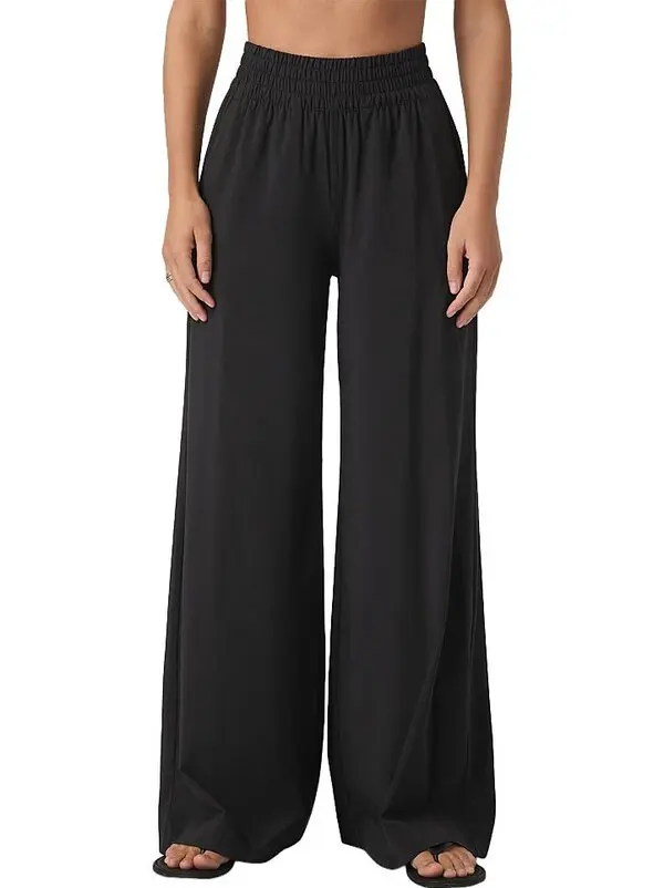 Vuori Wide-leg Stretch Pant - Black