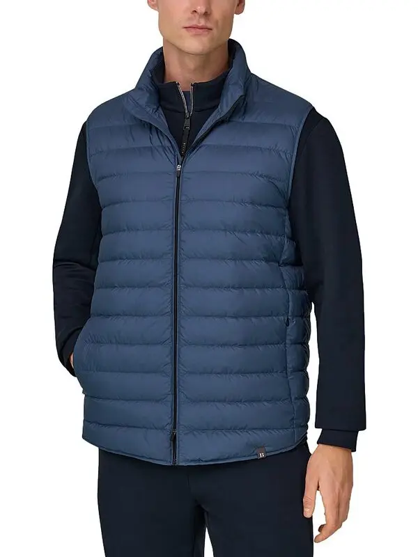Boggi Milano Out Down Vest - Air Blue