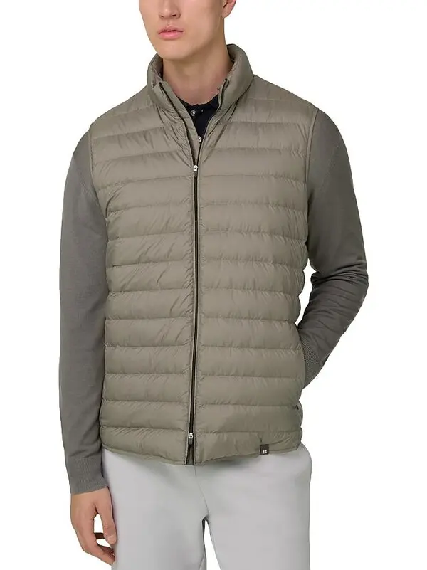 Boggi Milano Out Down Vest - Mud