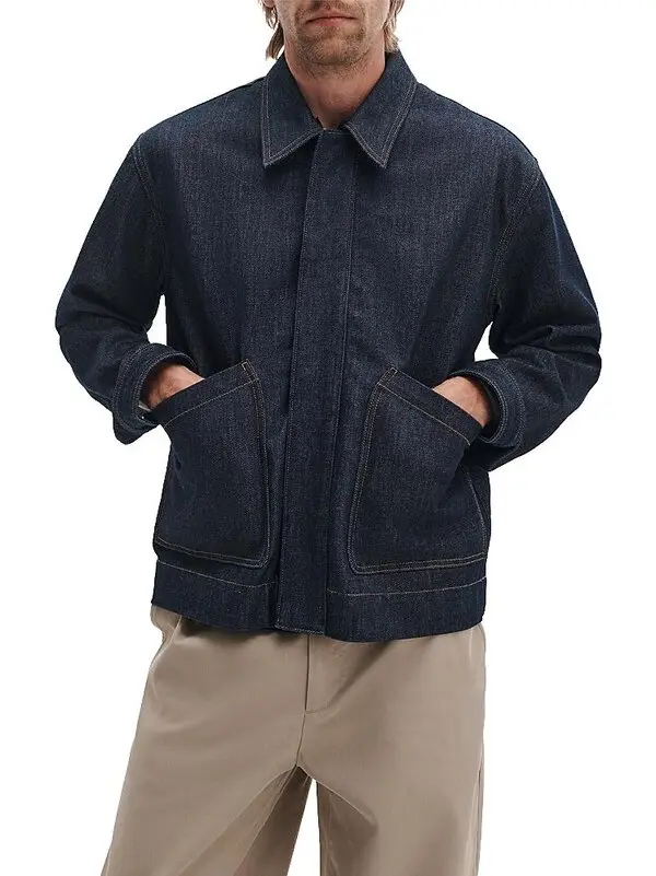 Rag & Bone Authentic Rigid Denim Hudson Jacket - Resin Rinse