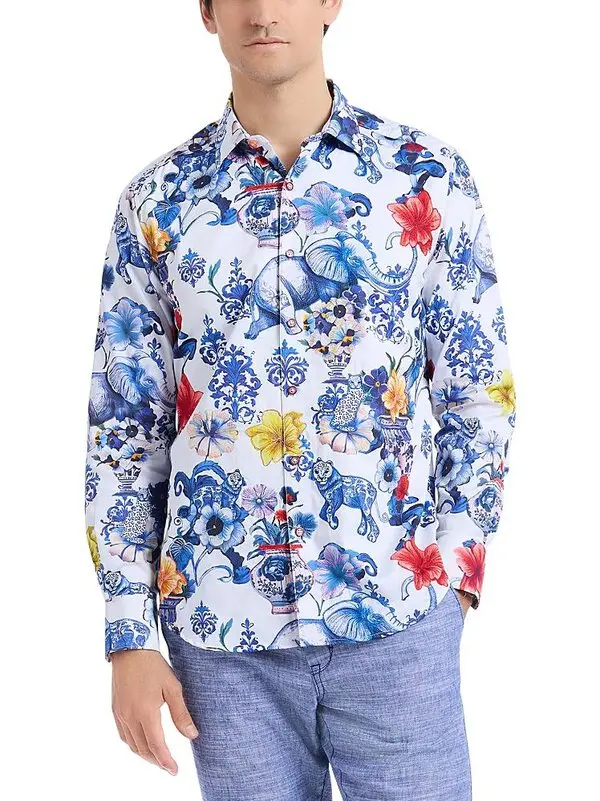 Robert Graham Piccadilly Floral Woven Shirt - Multi