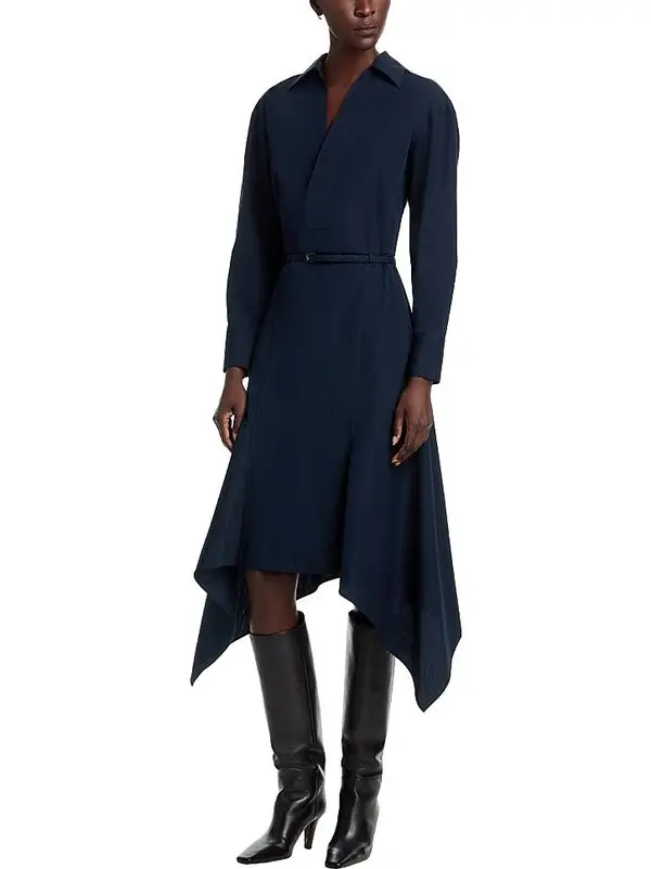 BOSS Doloh Handkerchief Hem Dress - Sky Captain