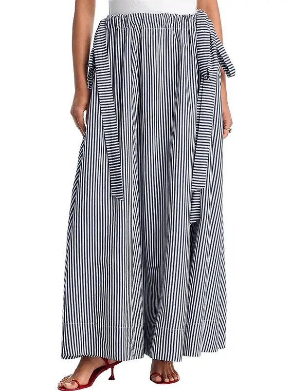 CONIGLIO PALM BEACH Adjustable Cara Maxi Skirt - Pier Stripe