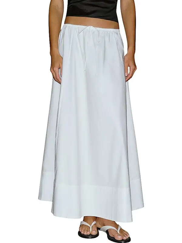 REFORMATION Cleo Maxi Skirt - White