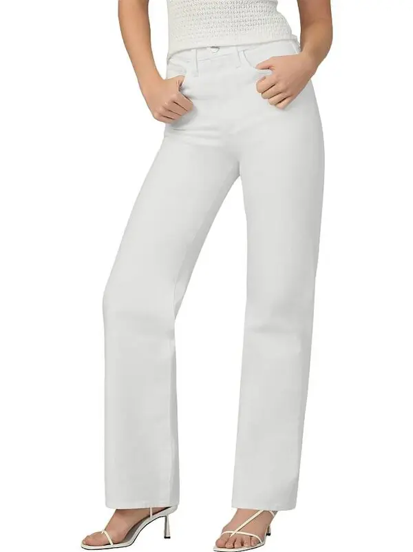 Joe's Jeans The Margot High Rise Straight Jeans - White