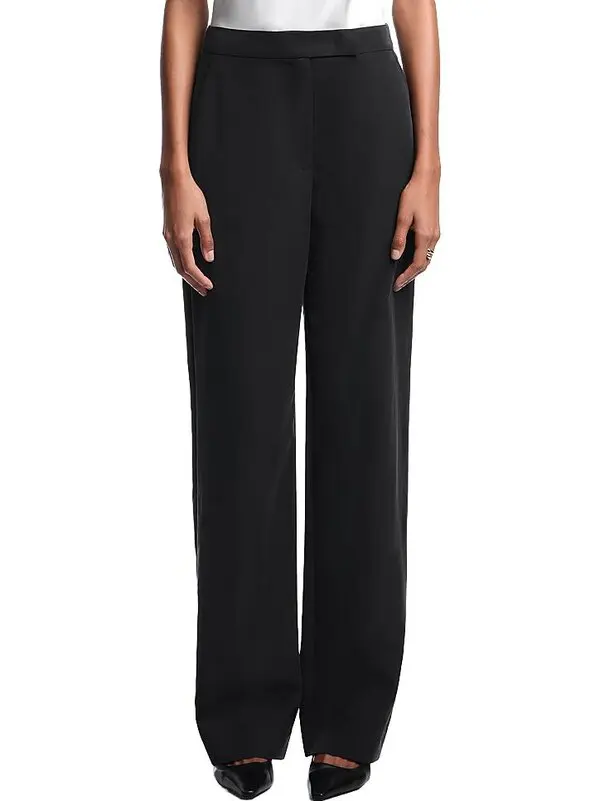 Emporio Armani Straight Leg Pants - Black