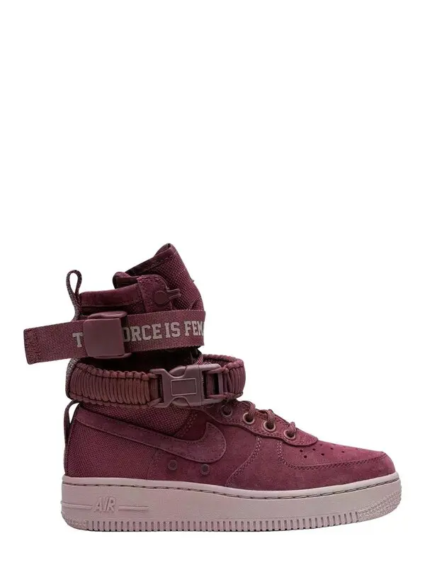 Nike Sf Air Force 1 High-top Sneakers - Red