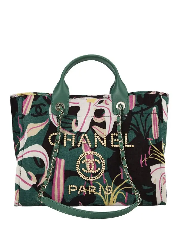 Chanel Paris-dakar Color Velvet Deauville Tote - Multi