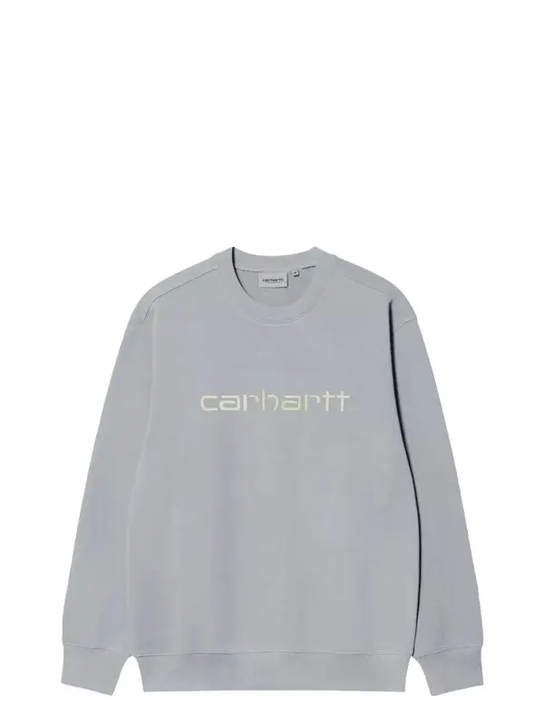 Carhartt Work In Progress Logo-embroidered Sweatshirt - Grey